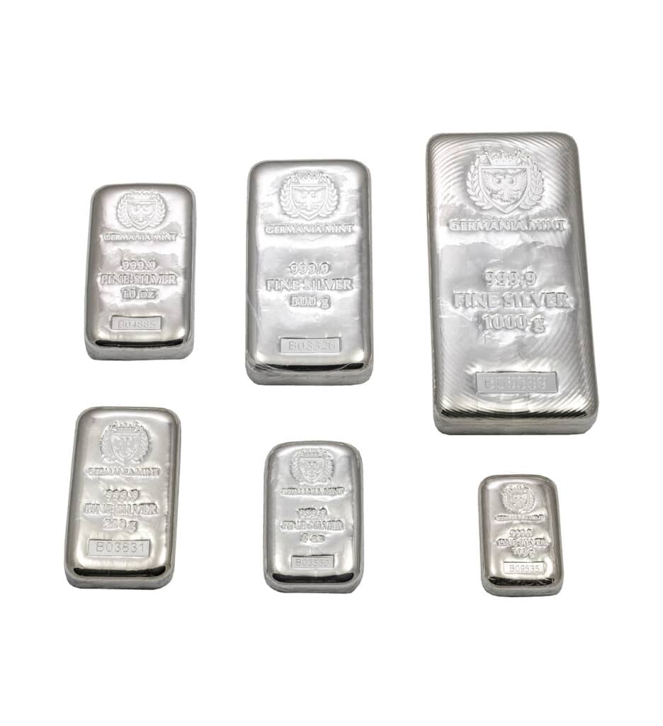 Lingote Plata Germania Mint 500 g | Invermoneda
