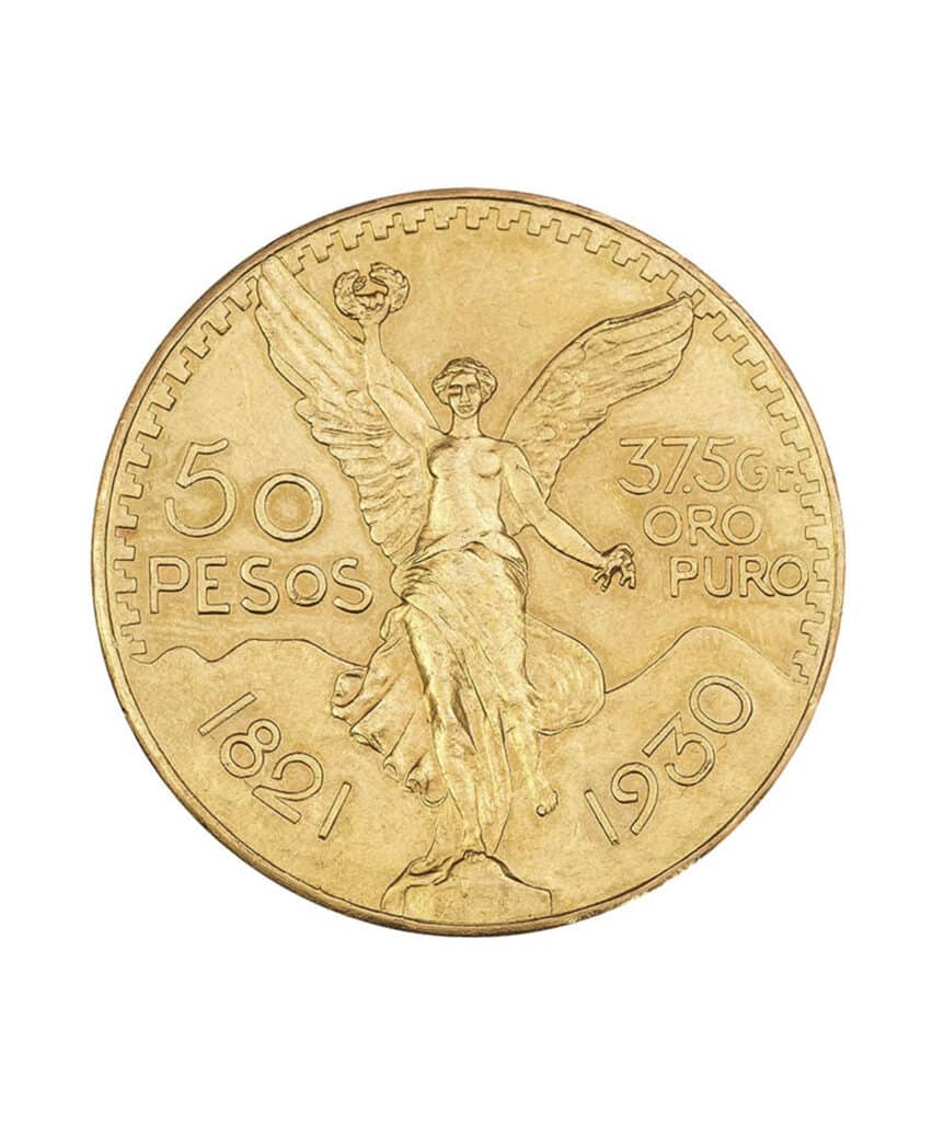 Moneda Peso Mexicano Oro 37,5g 1930 | Invermoneda