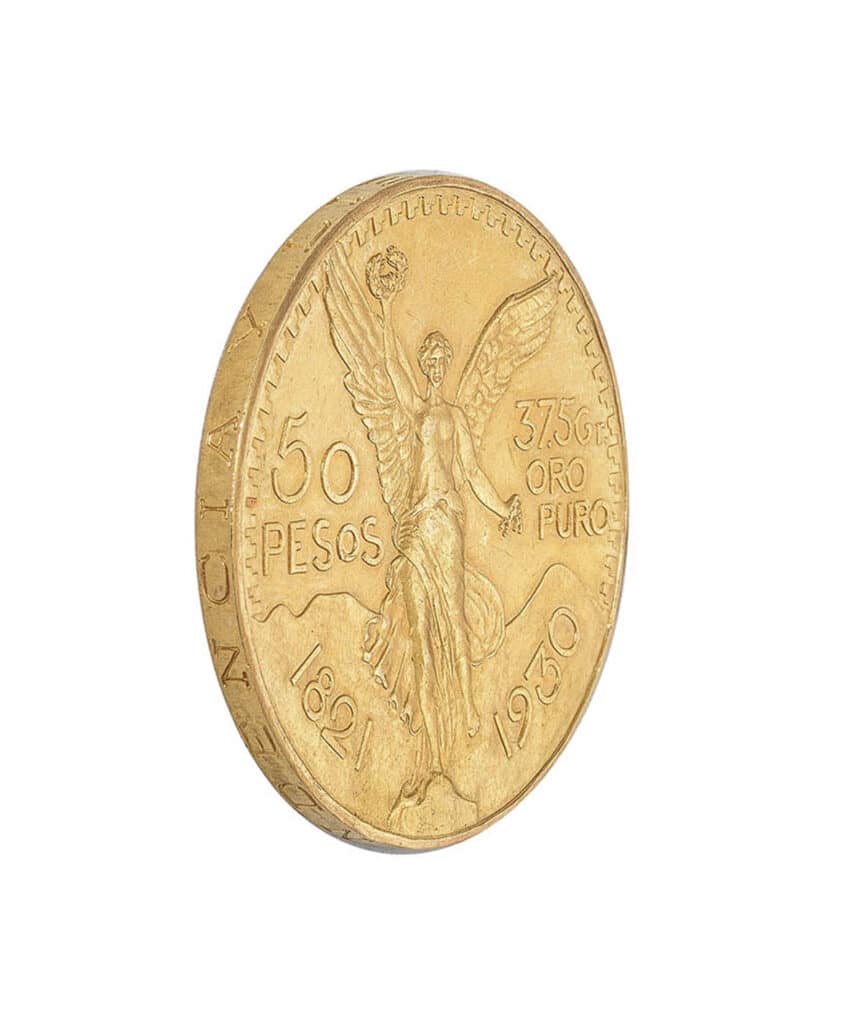 Moneda Peso Mexicano Oro 37,5g 1930 | Invermoneda