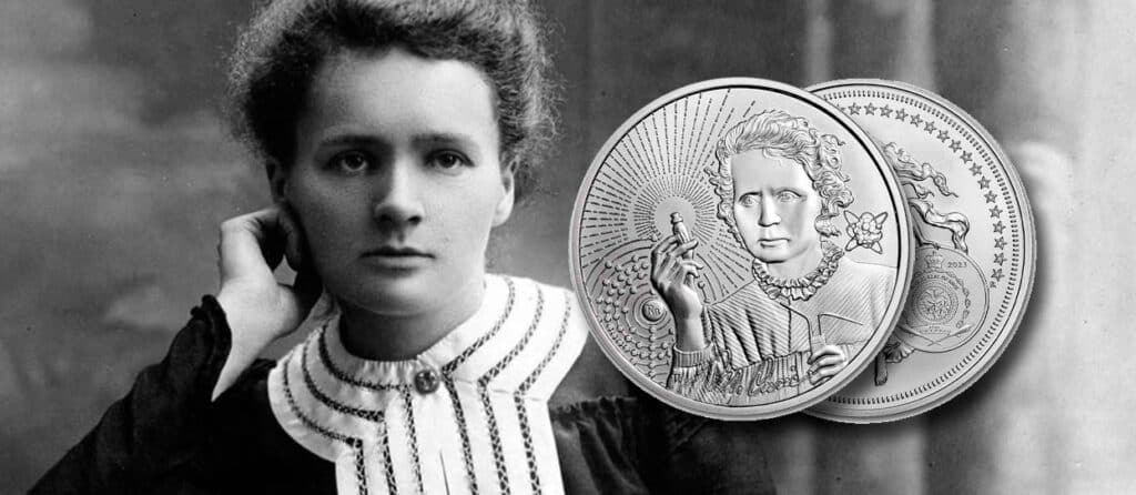 Moneda de Marie Curie, tributo brillante a un icono de inspiración